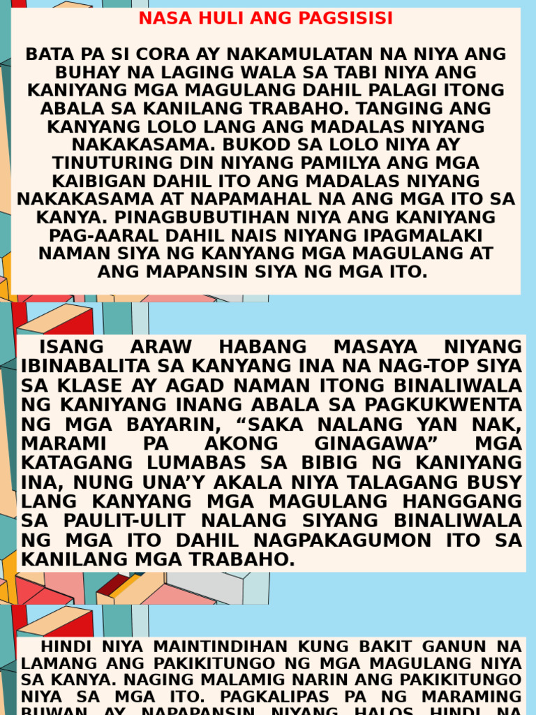 Nasa Huli Ang Pagsisisi | PDF