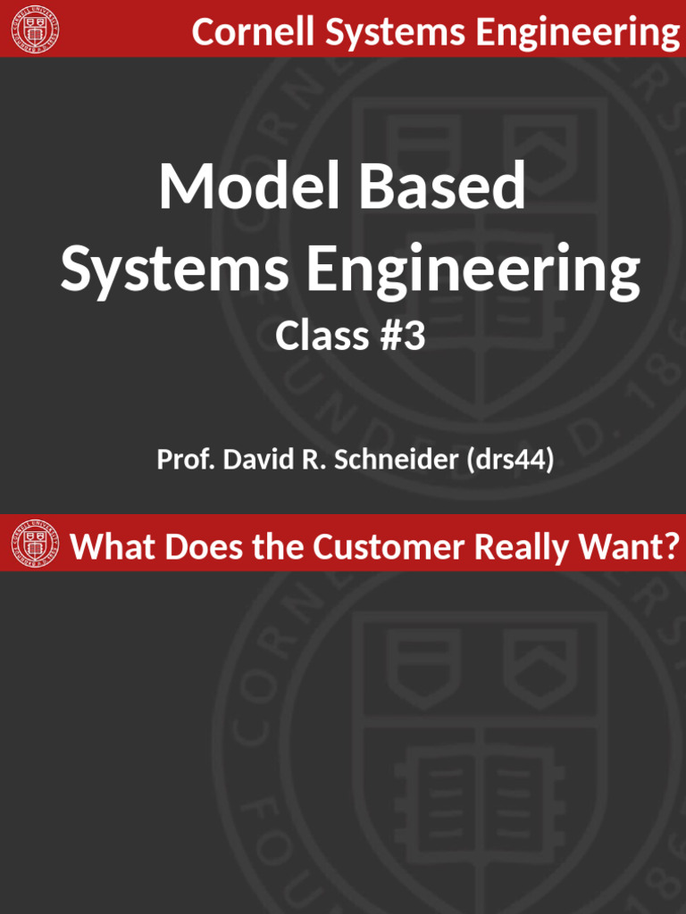 SysEng 5100 Dave Lecture 3 2024 | PDF | Hasbro | Request For Proposal