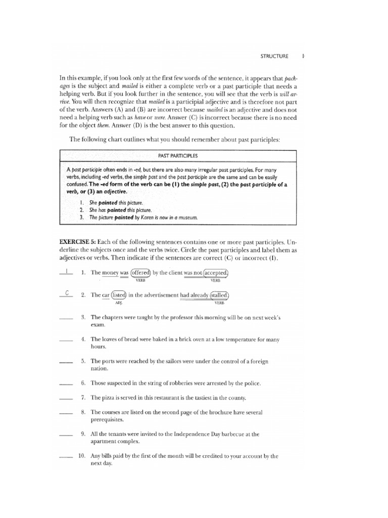 Structure Skills 10-13 | PDF