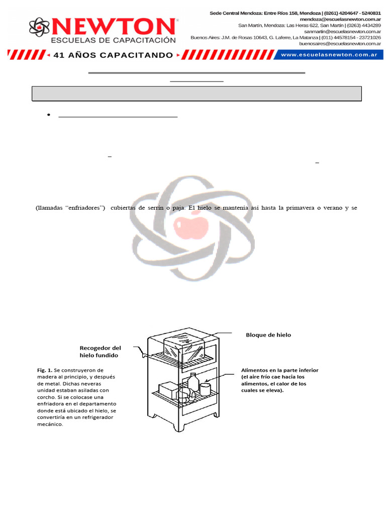 Unidad 1 - La Refrig | PDF | Calor | Conduccion termica