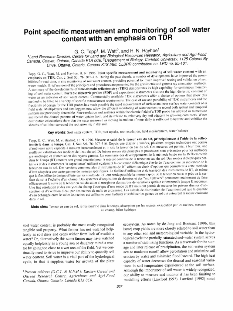 Topp 1996 | PDF | Earth Sciences