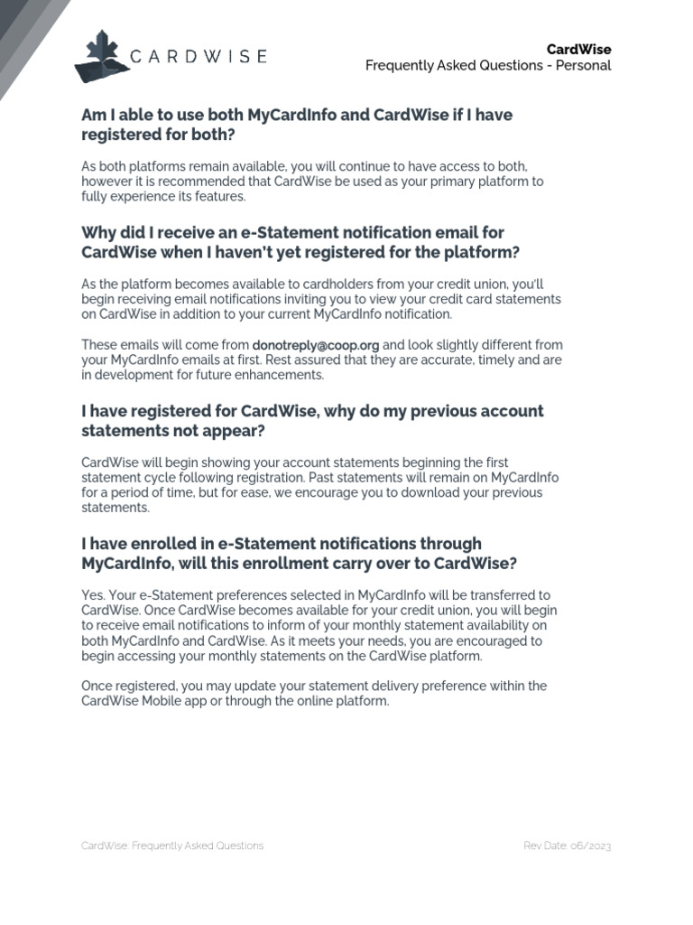 cardwise-cardholder-faqs-personal-june22-2023 | PDF | Credit Card ...