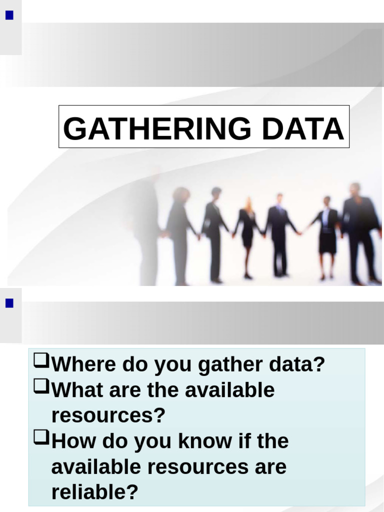 Data Gathering for Researchers | PDF