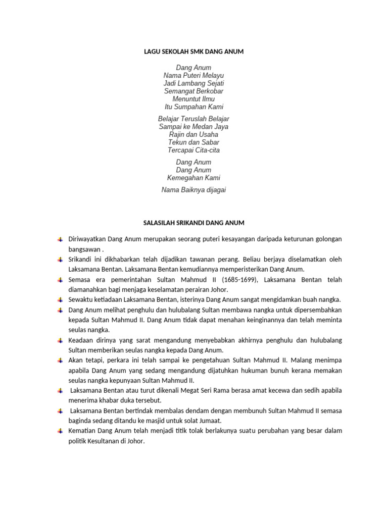 Tulisan Dang Anum | PDF