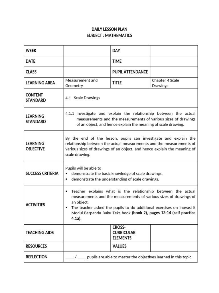 i8MBBT e-RPH Math F3 Chapter 4 | PDF | Lesson Plan | Teachers