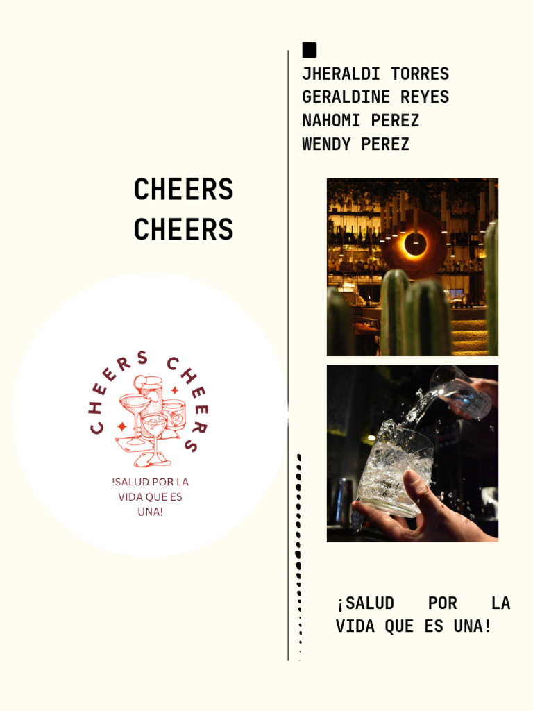 Menú Cheers Cheers PDF | PDF | Alimentos