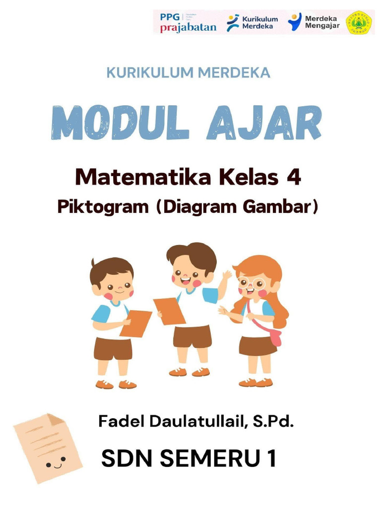 Modul Ajar Kelas IV - Matematika - Piktogram (Diagram Gambar) | PDF