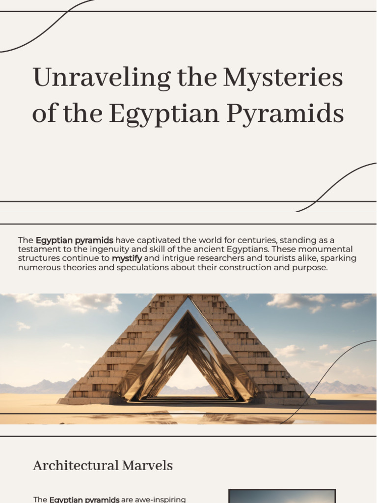 Egyptian Pyramids: Mysteries Unveiled | PDF