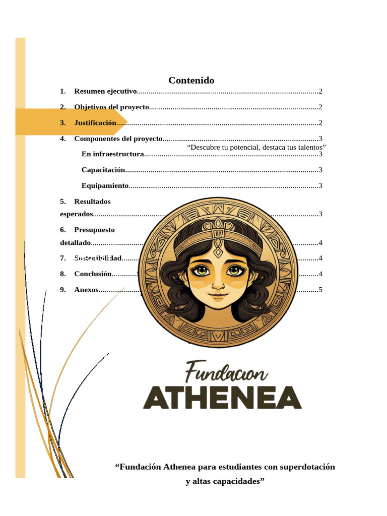 Proyecto Athenea | PDF | Dotamiento intelectual