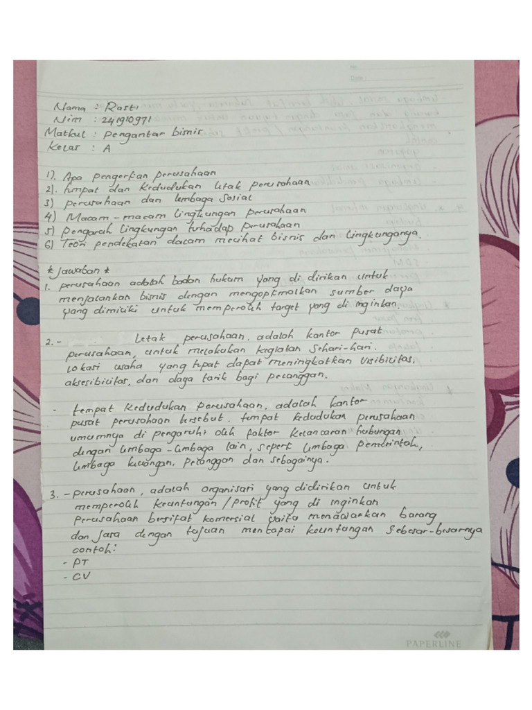 Tugas 1 - Rasti | PDF