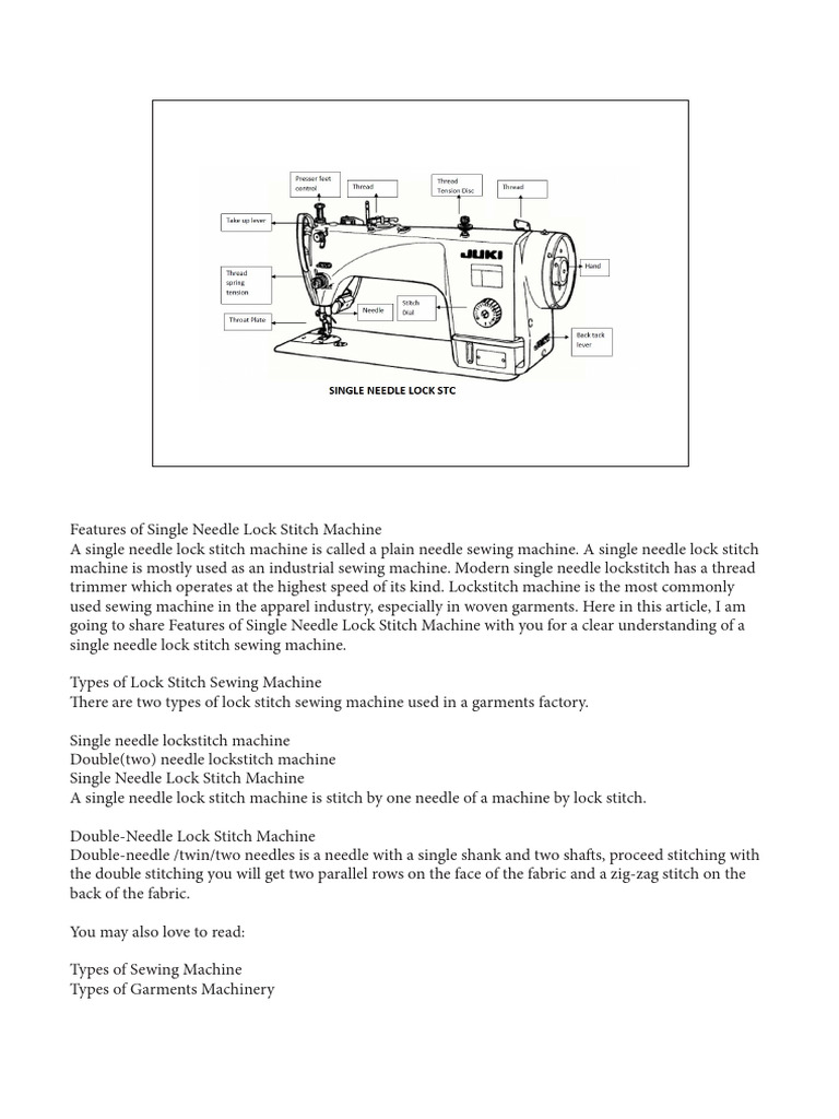 Single Needle | PDF