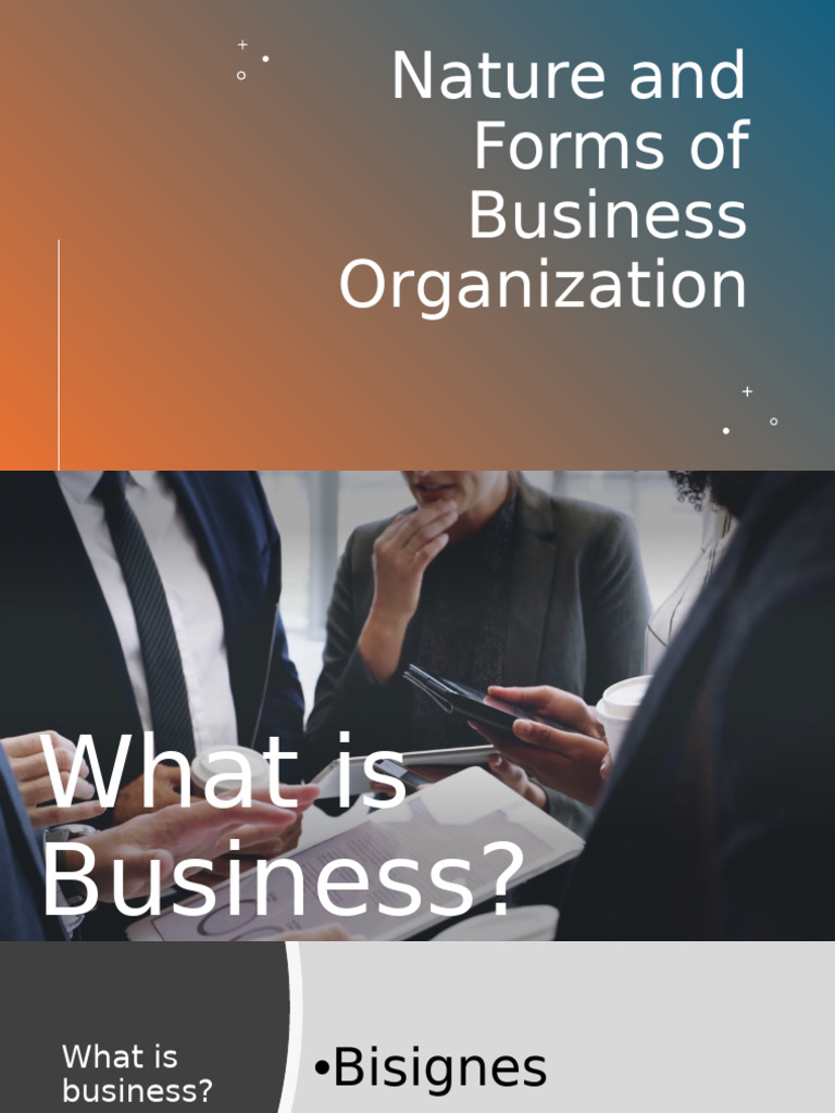 Nature+and+Forms+of+Business+Organization | PDF | Organizational ...