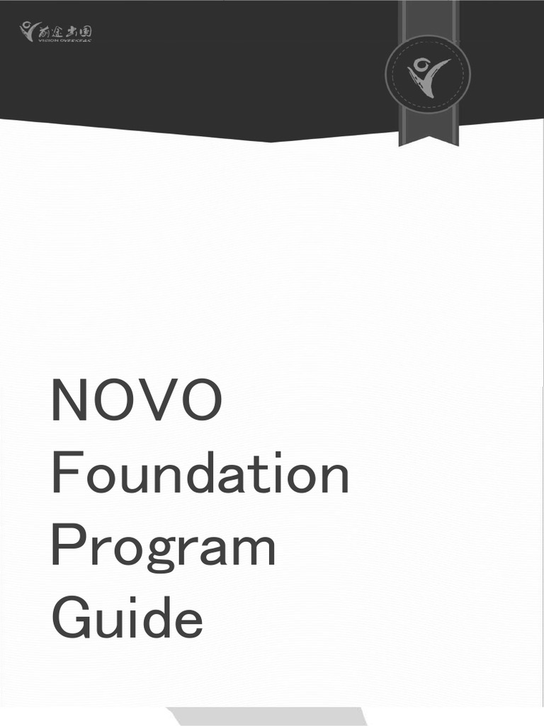 NOVO Foundation Studies Program Guide | PDF | Teachers