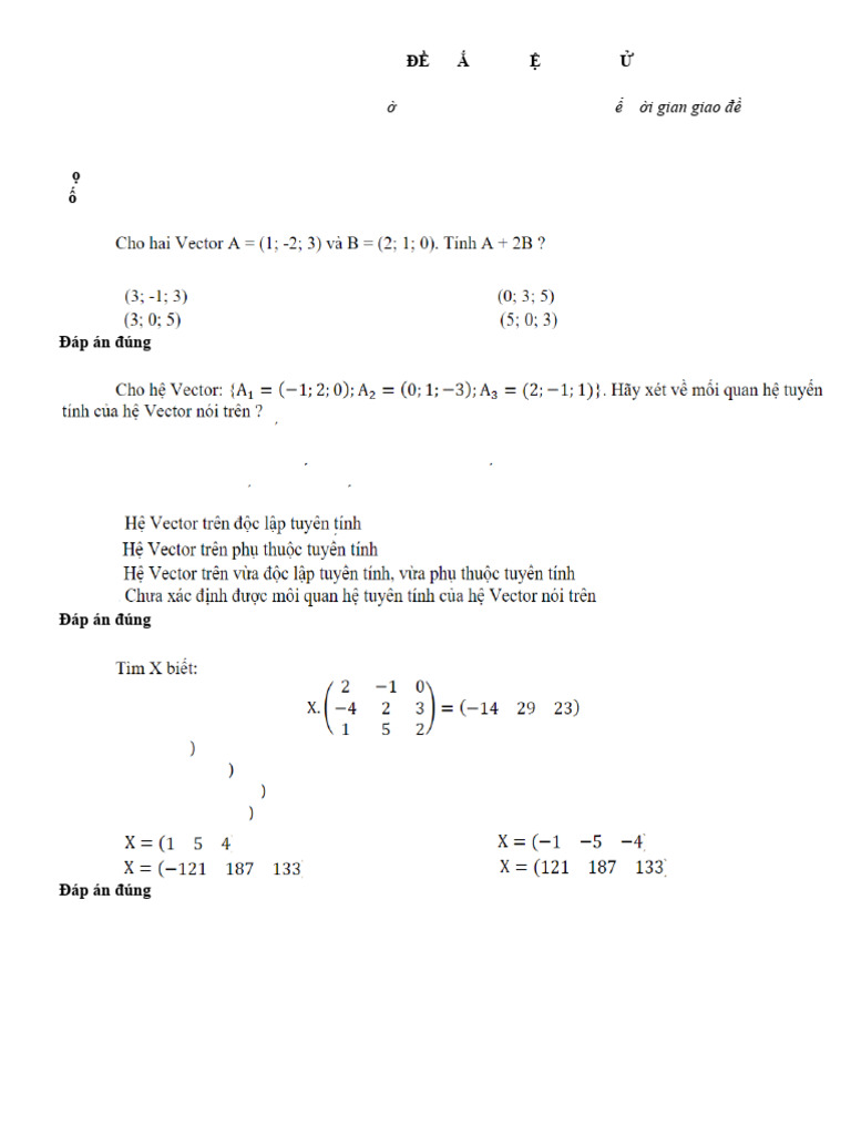 Đề thi thử | PDF