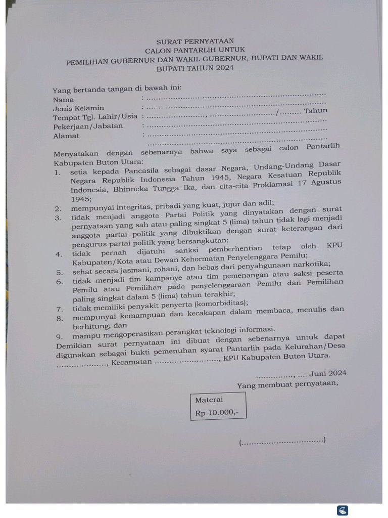 Berkas Pendaftaram PPDP | PDF