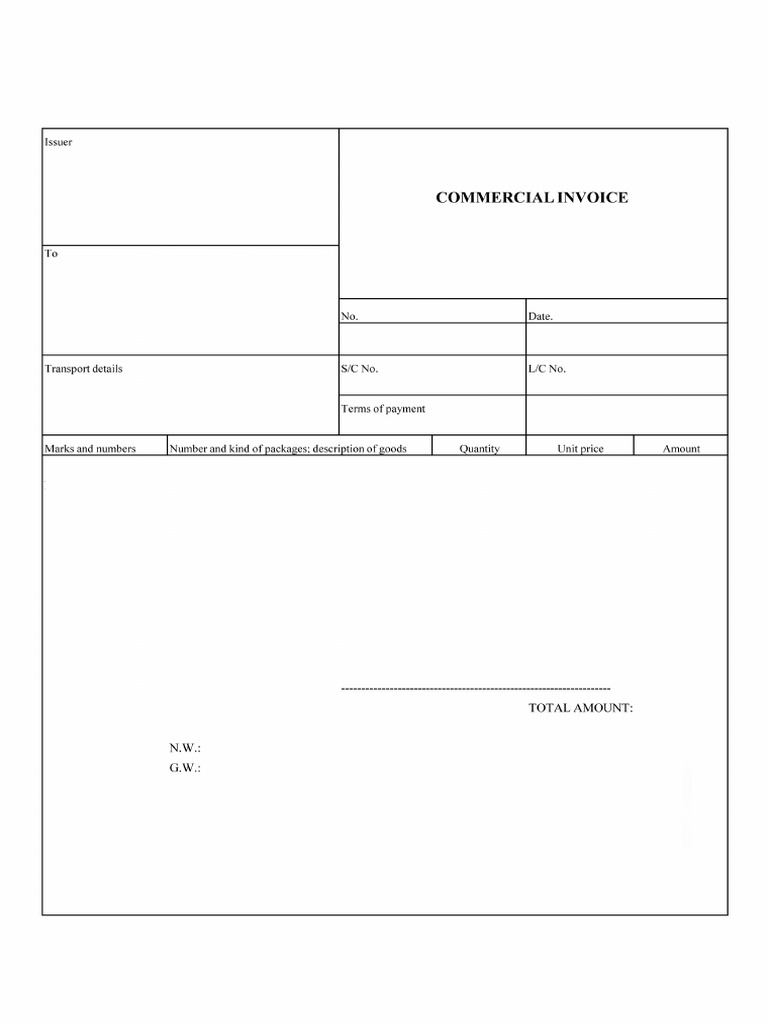 Commercial Invoice | PDF