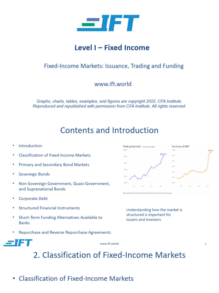 LM02 Fixed Income Markets Issuance, Trading and Funding | PDF | Repurchase Agreement | Bonds ...