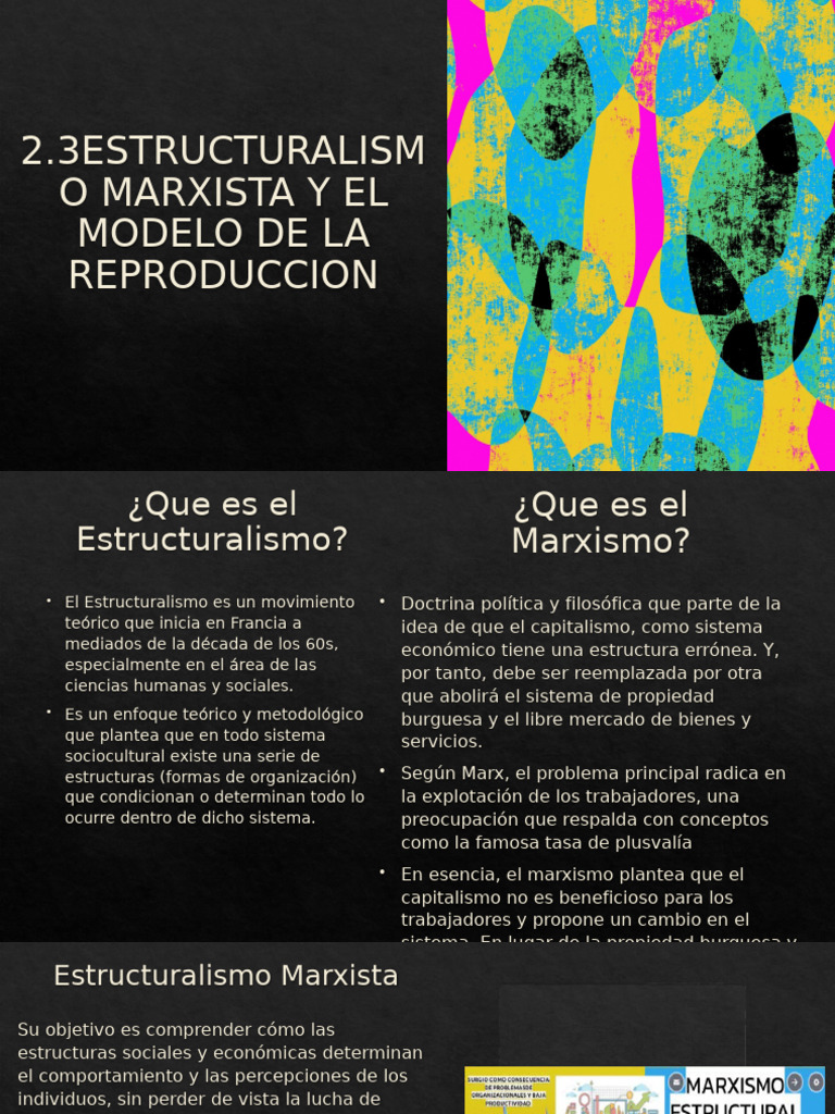 2.3 Estructuralismo Marxista (Isela) | PDF | marxismo | Capitalismo