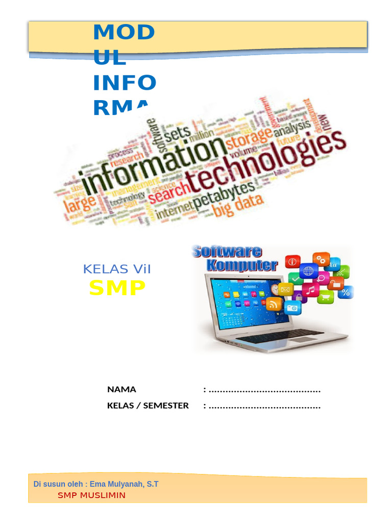 Modul Informtika Kelas 7 Semster 1 | PDF