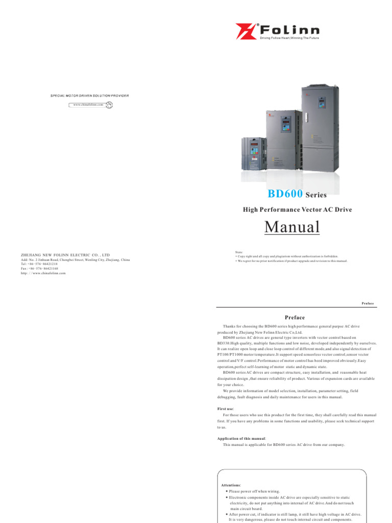 Folinn_BD600 | PDF | Capacitor | Alternating Current