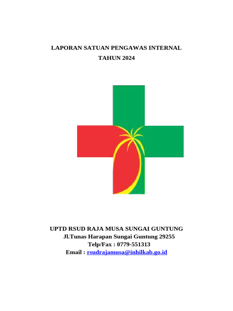 Laporan Satuan Pengawas Internal Uptd Rsud Raja Musa Ta 2024 | PDF