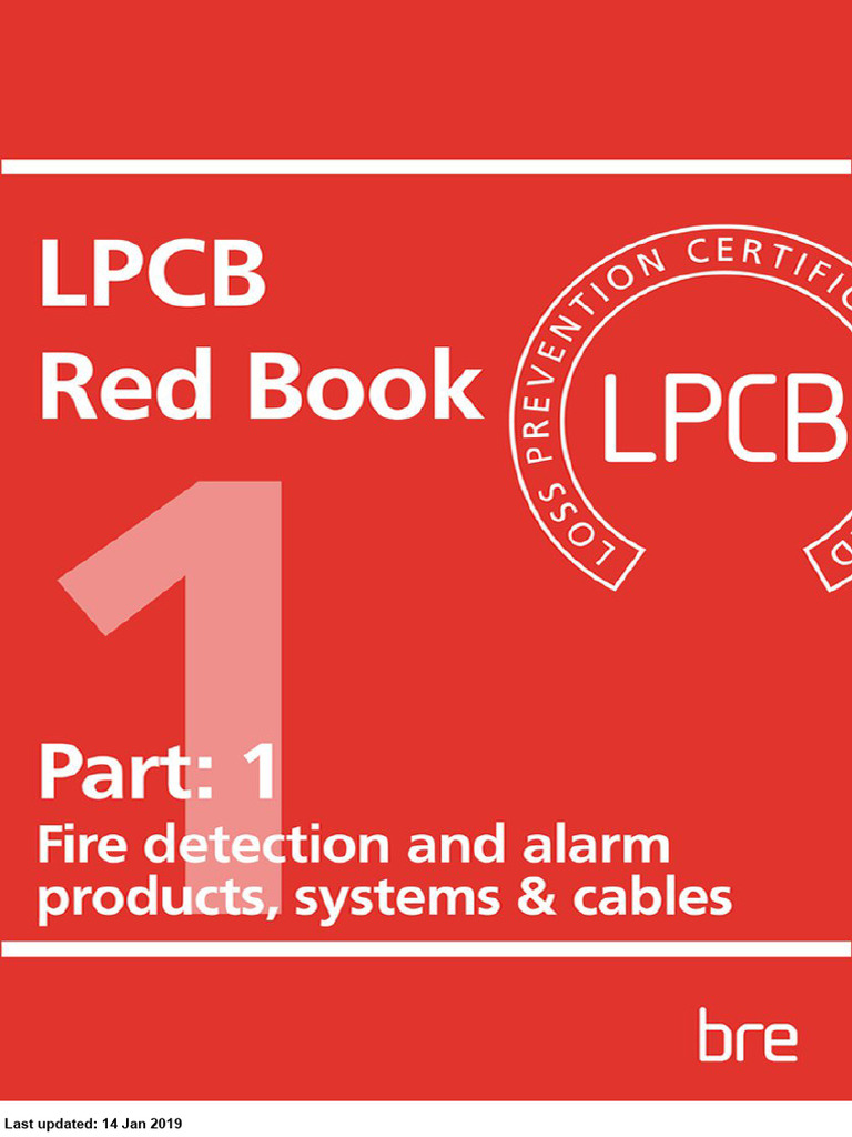 LPCB Redbook Vol1part1 | PDF | Iso 9000 | Security Alarm