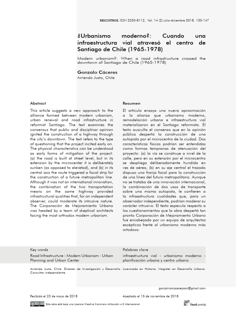 Urbanismo_moderno_Cuando_una_infraestru | PDF | Neoliberalismo | Chile