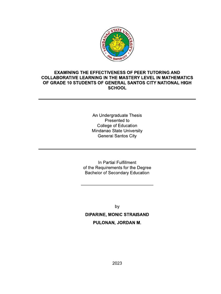Thesis Jordan | PDF