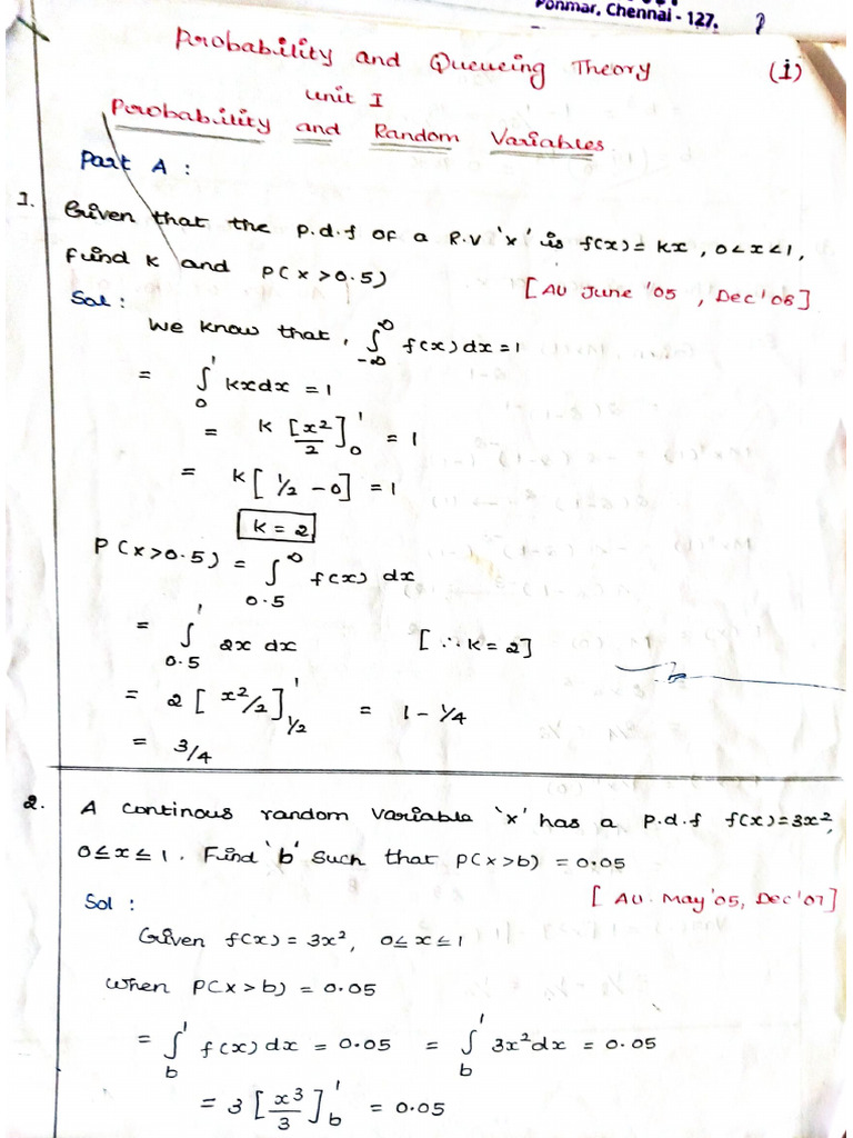 Unit 1 RPLA 2 Marks With Answer | PDF