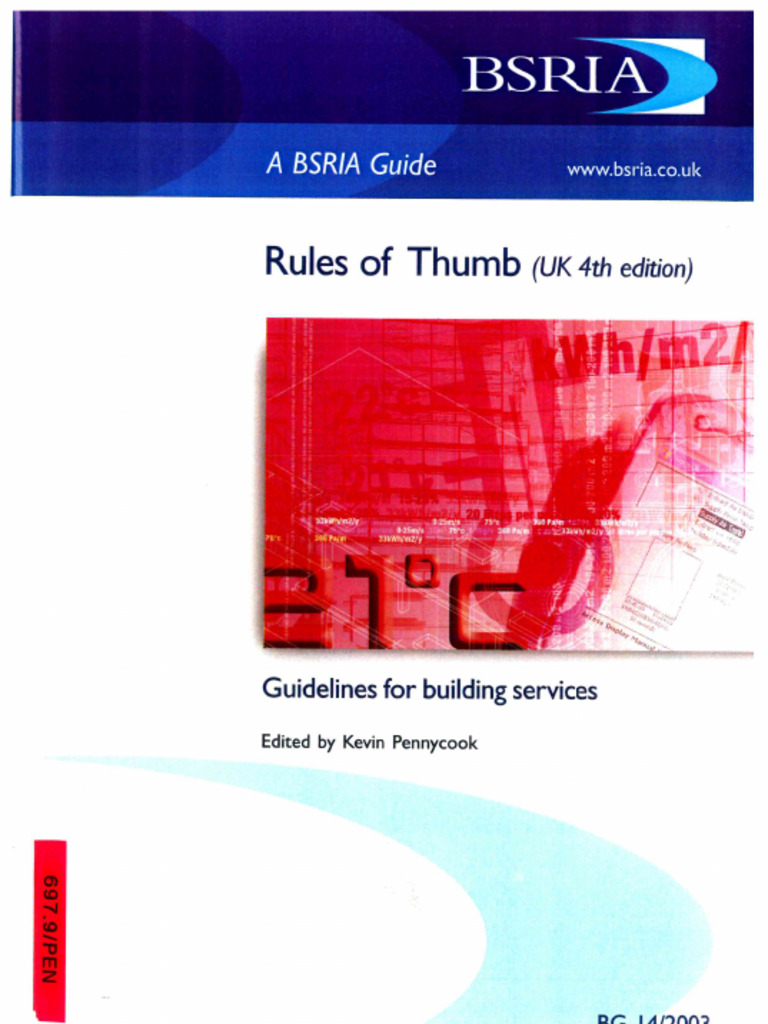 BSRIA Rule of Thumb Guide | PDF