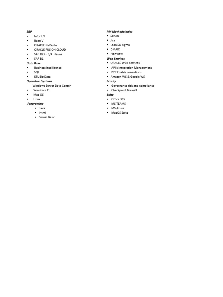 Chart of Knowledge | PDF