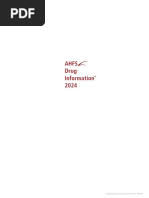 AHFS Drug Information 2025 Overview | PDF | Food And Drug ...