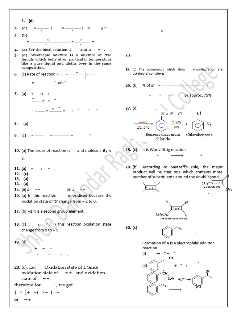 GND Chem Soln | PDF | Chemical Substances | Chemistry