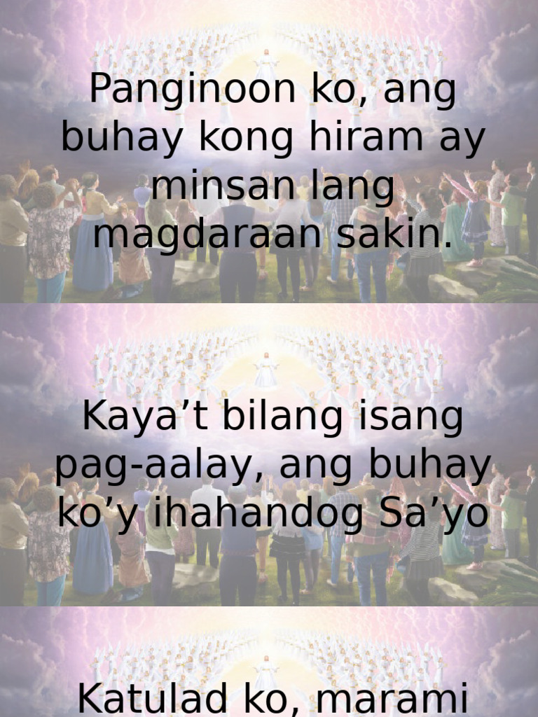 Awit NG Isang Alagad | PDF