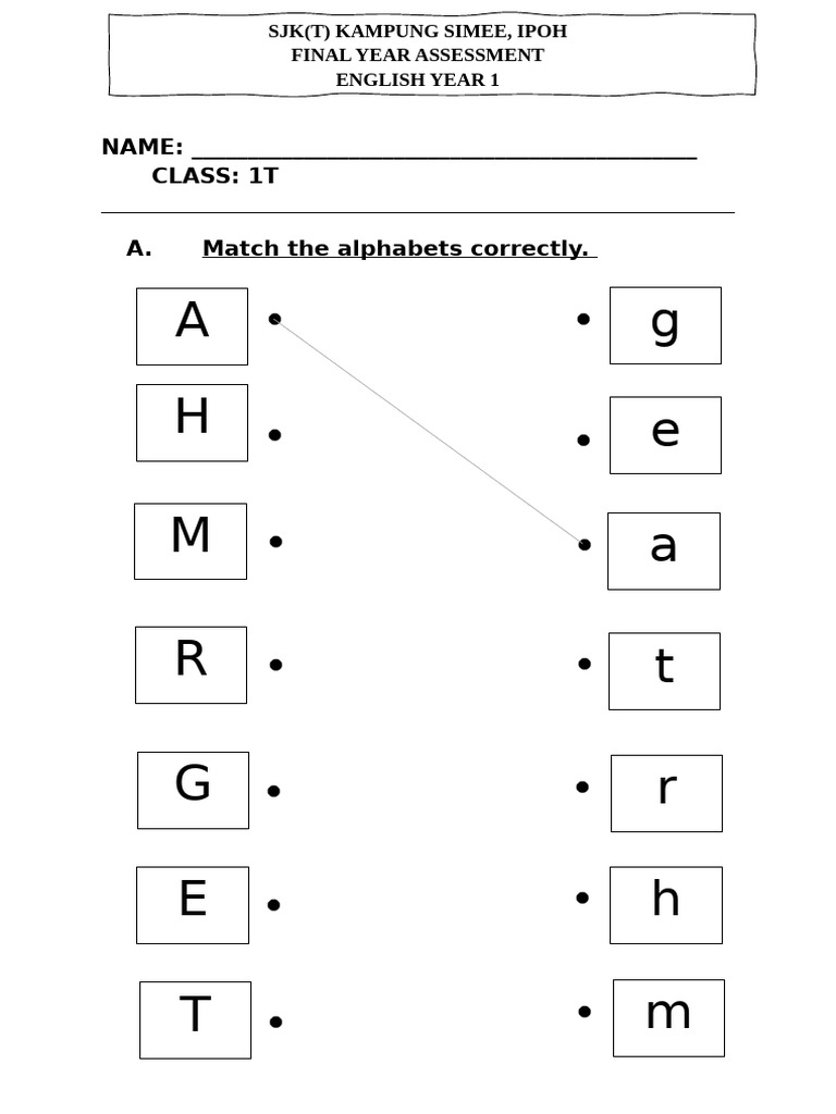 Year 1 Final Year Assessment | PDF