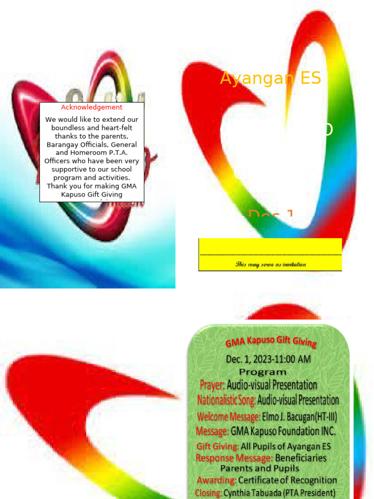 Final Program For Gma | PDF