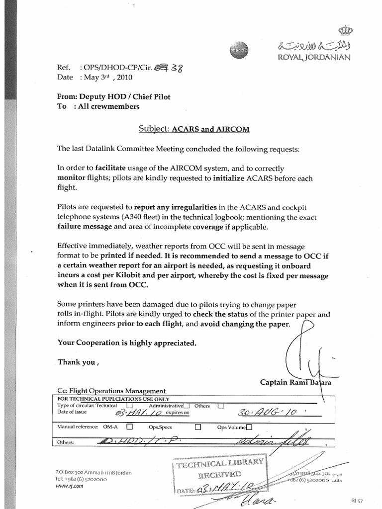 732 Acars & Aircom | PDF