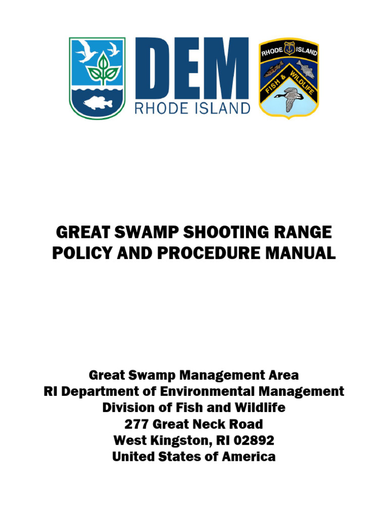 Great Swamp Range Policy | PDF | Firearms | Shotgun