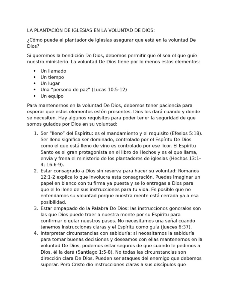 LaVoluntadDeDios | PDF | Dios | Creencia religiosa y doctrina