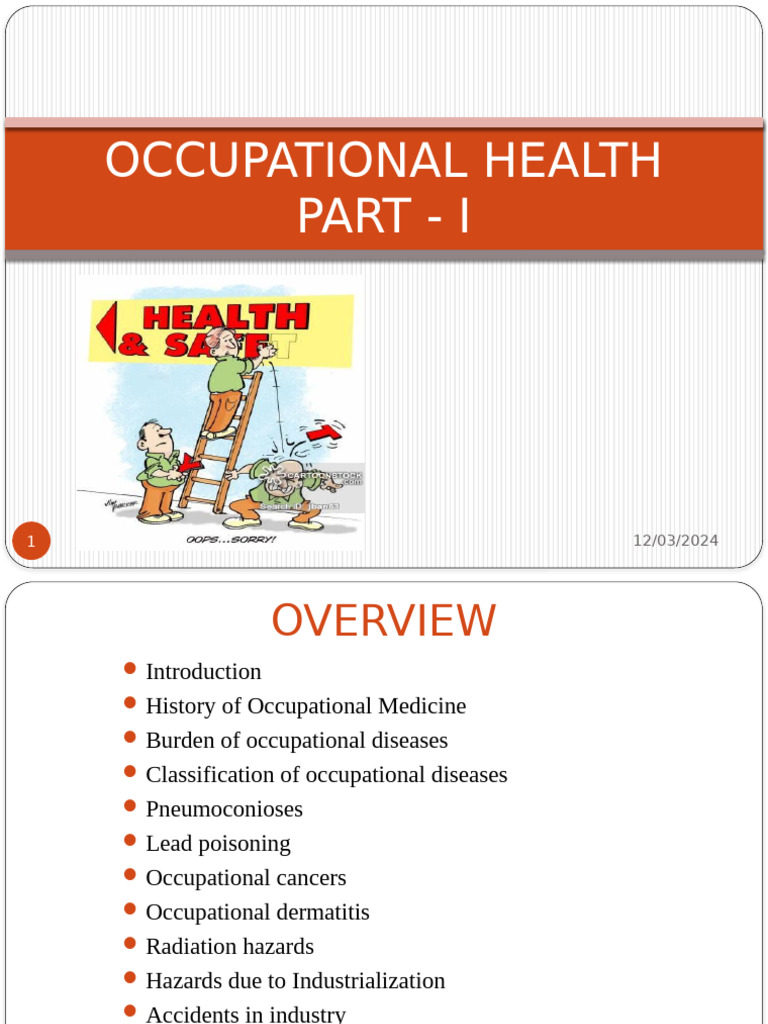 Classification of Occupational Diseases | PDF | Occupational Safety And ...