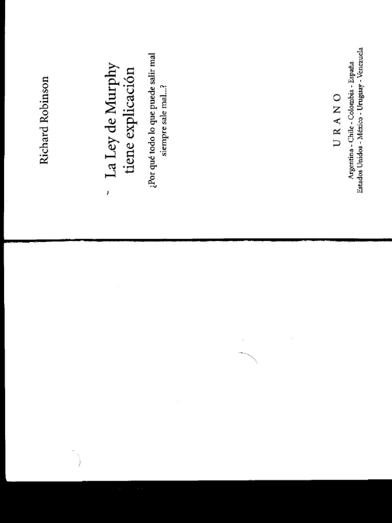 La ley de murphy tiene explicación 19052019 | PDF