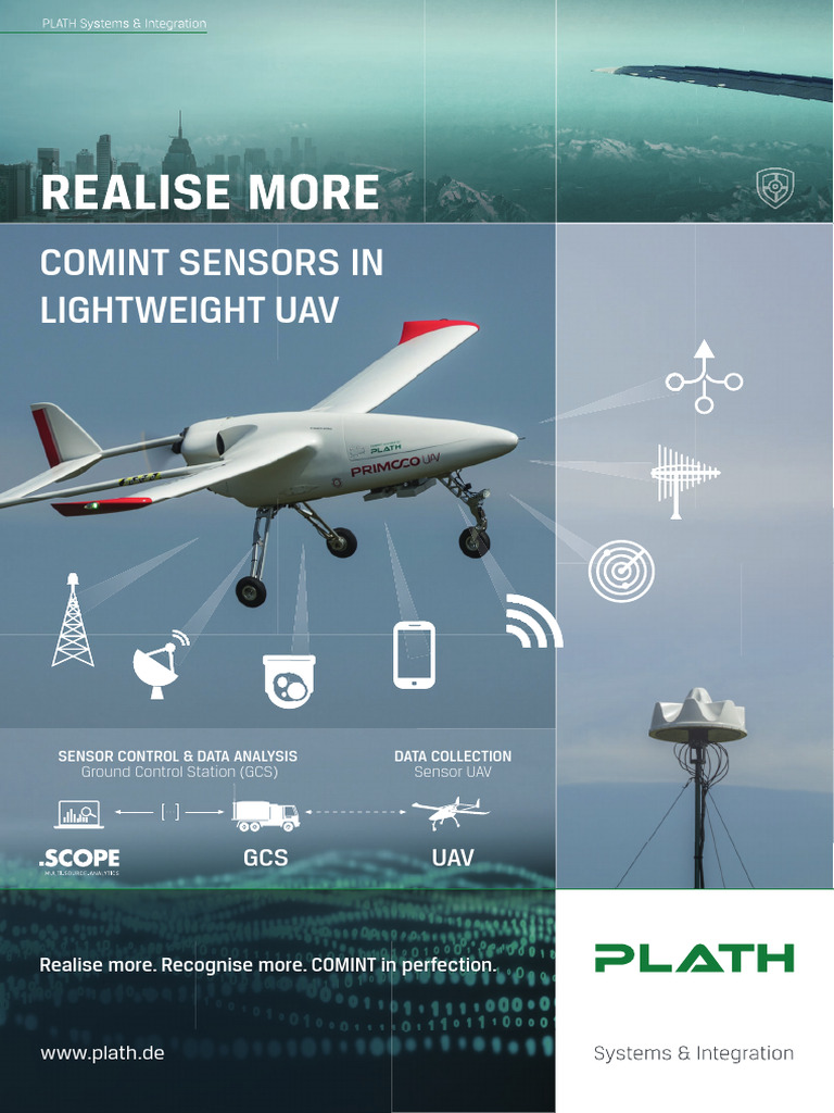 Flyer_PLATH_UAV_en_V1.1 | PDF | Signals Intelligence | Aviation