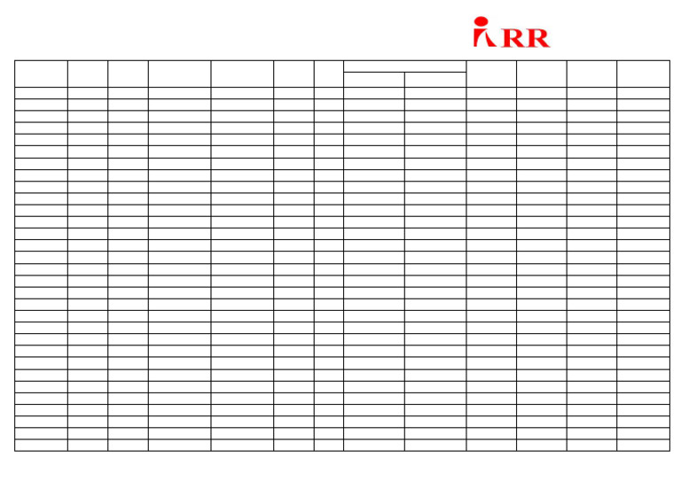 Vehicle Running Chart Template | PDF