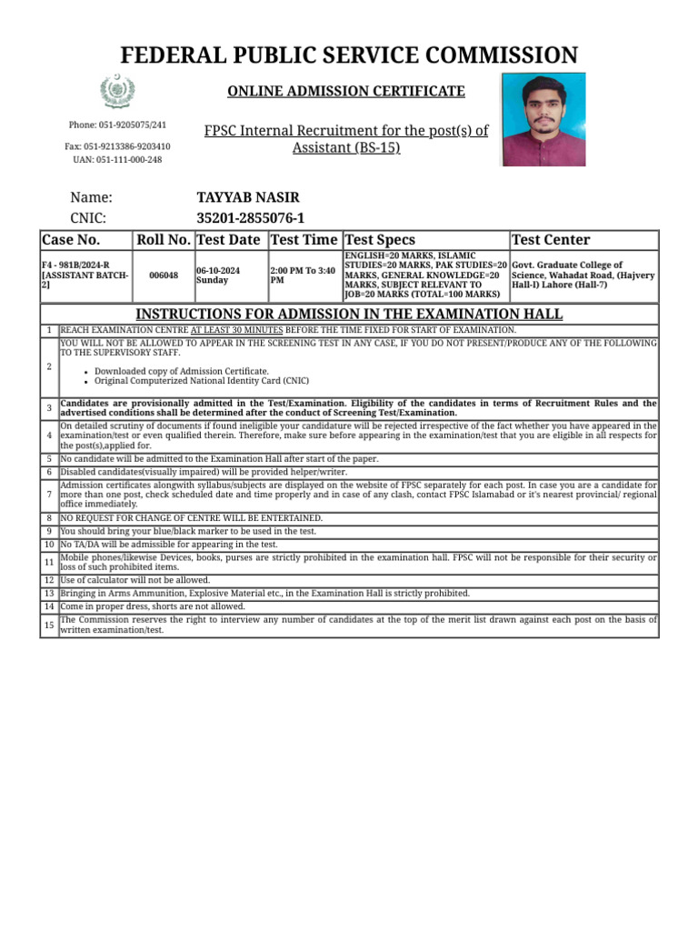 Online.fpsc.Gov.pk Fpsc Gr Reports Hr Internal Ac Asstt 2024 Sep.php | PDF Online.fpsc.Gov.pk Fpsc Gr Reports Hr Internal Ac Asstt 2024 Sep.php | PDF