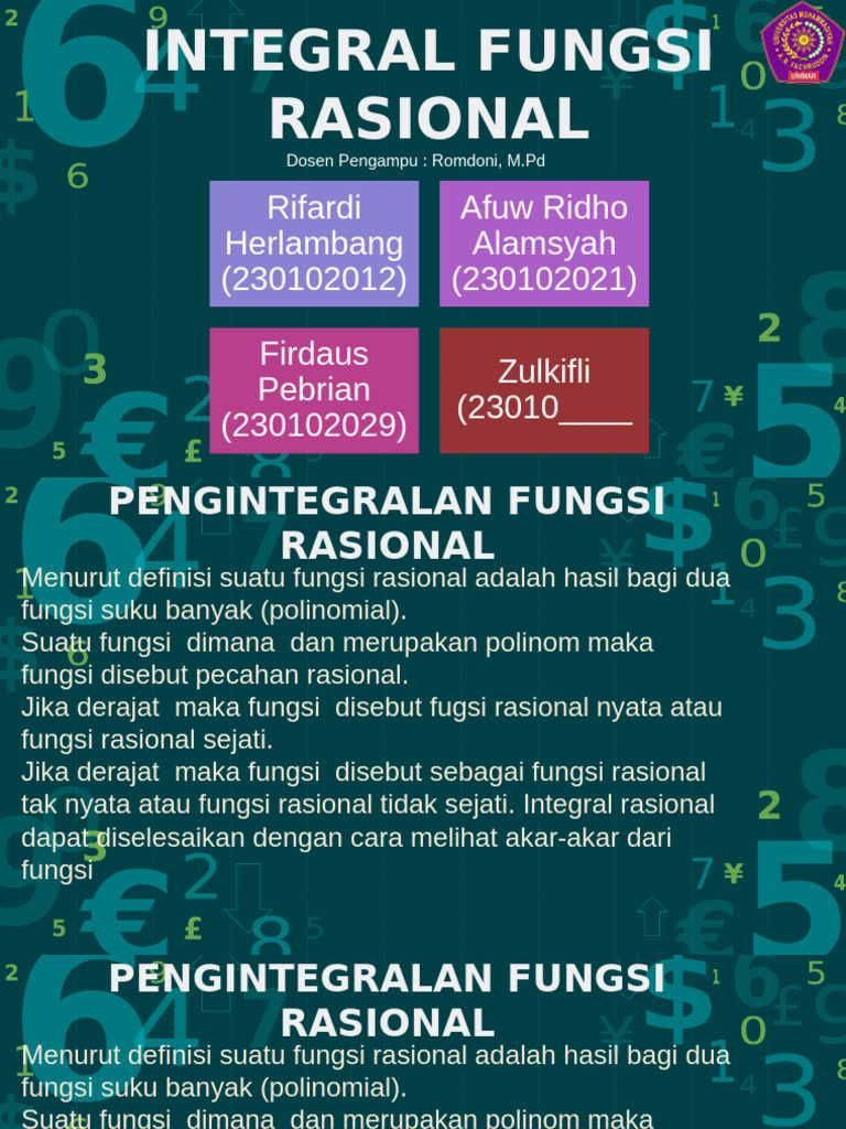 Integral Fungsi Rasional-1 | PDF