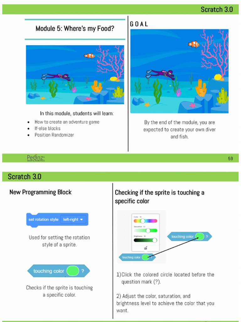 Scratch Lesson 5 (2023) | PDF