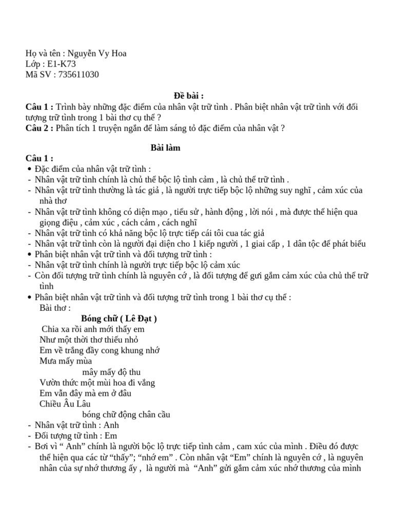 Bài điều kiện LL2 | PDF