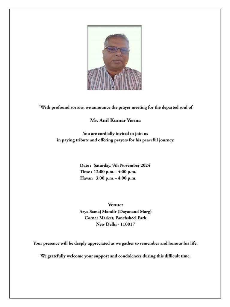 Memorial Service | PDF
