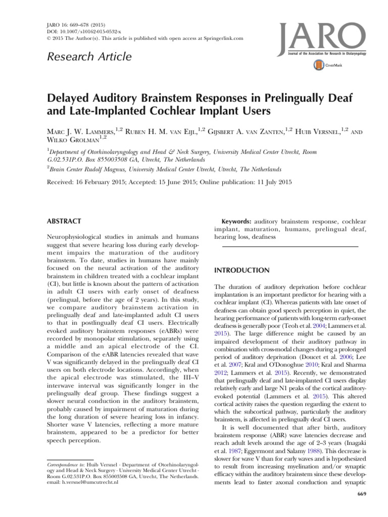 introduction | PDF | Hearing Loss | Hearing
