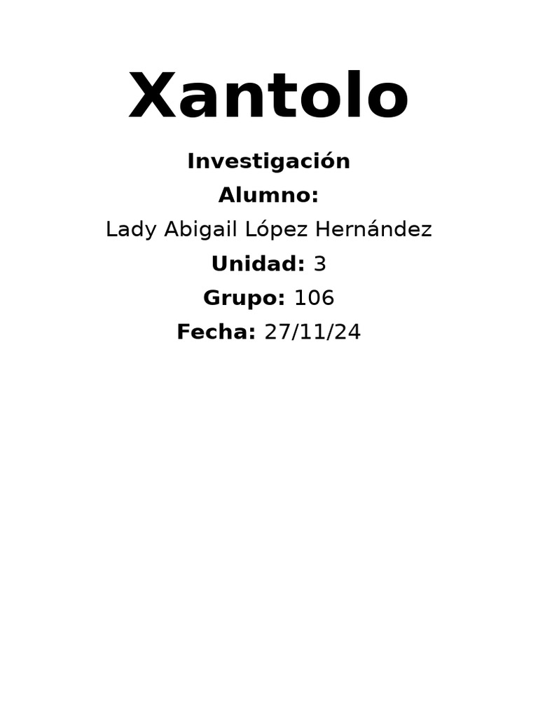 investigación, Xantolo | PDF
